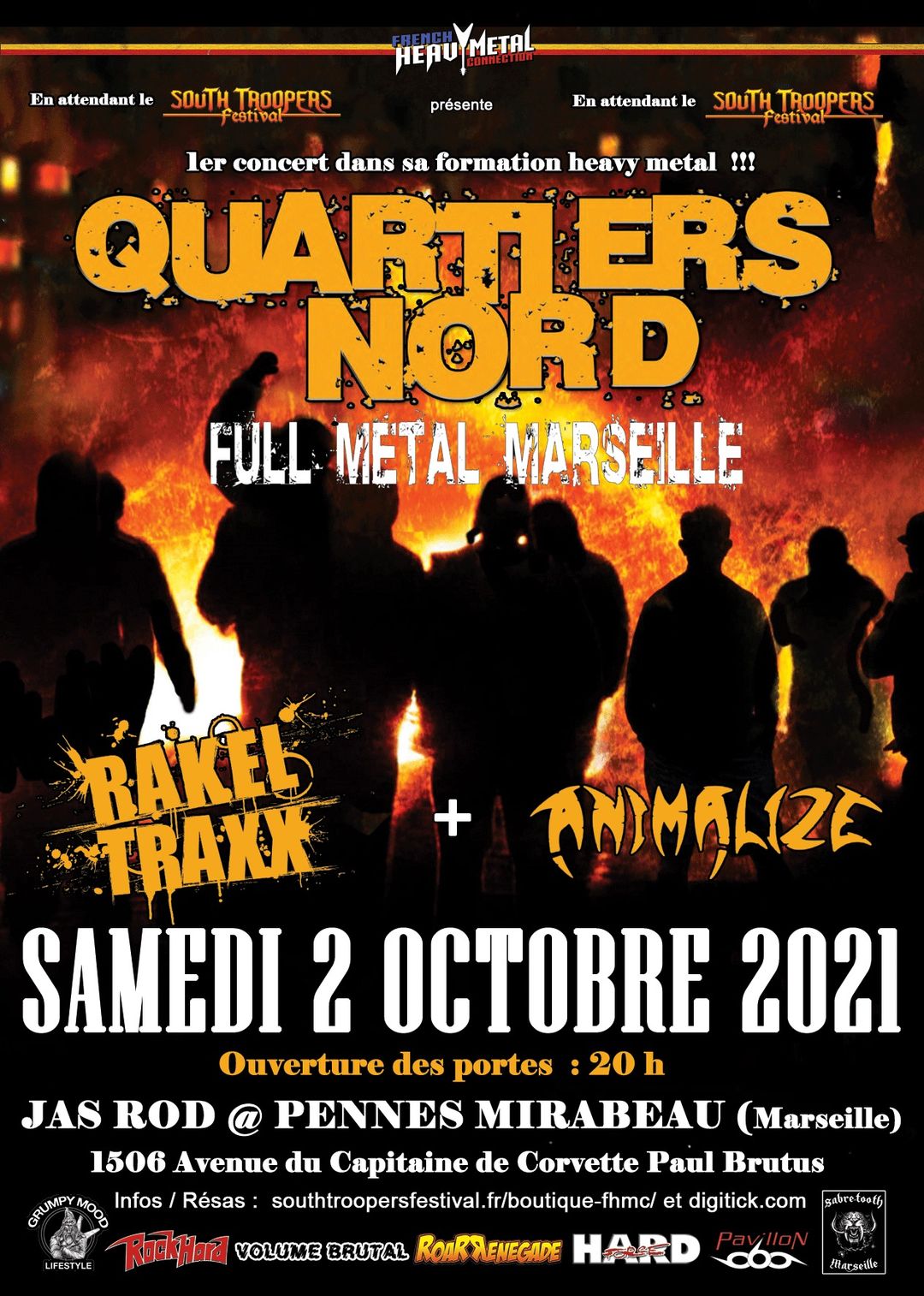 French Heavy Metal Connection te propose Quartiers Nord, Rakel Traxx et ...