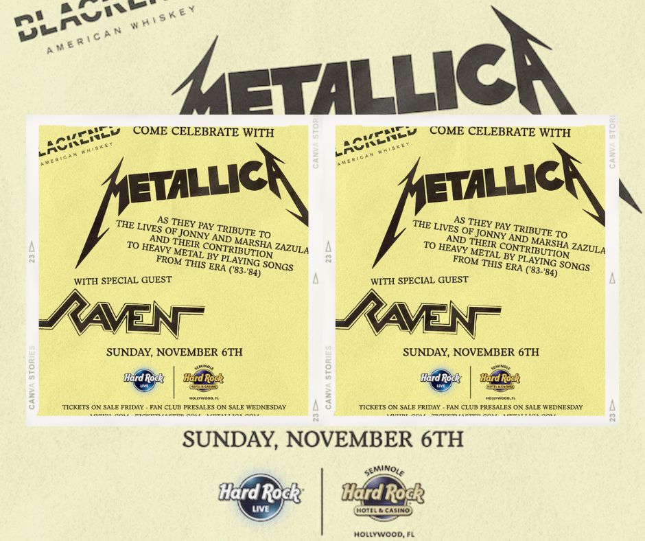 Un hommage à Jon et Marsha Zazula, par Metallica ! – Vinylestimes ...