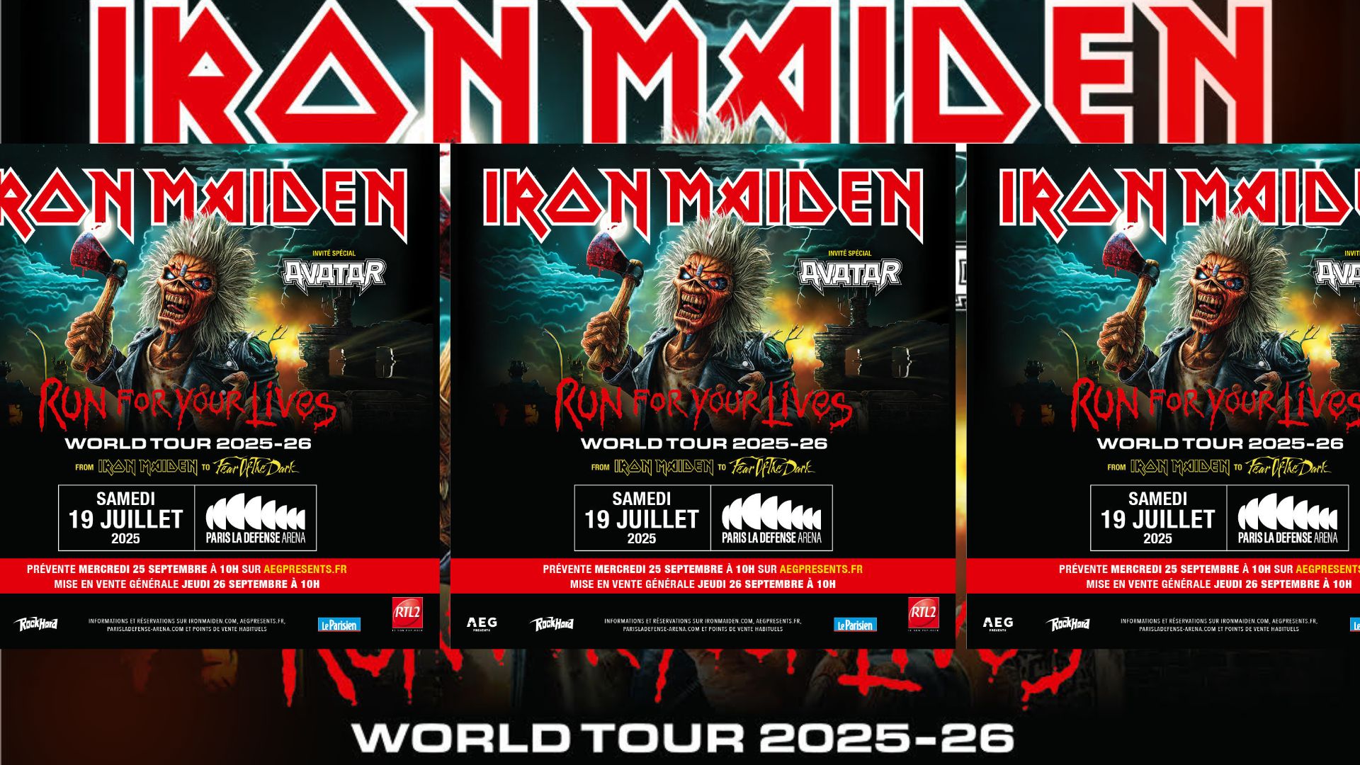 Iron Maiden – Paris 2025 avec Avatar ! – Vinylestimes Classic Rock ...
