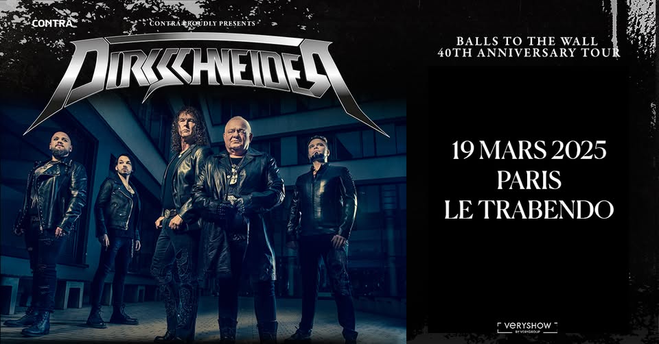 DIRKSCHNEIDER : TRABENDO, Paris le 19/03/2025 – Par Dark Metal ...